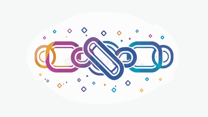 Modern Web Link Outline Icon Vector Illustration Stock Vector ...