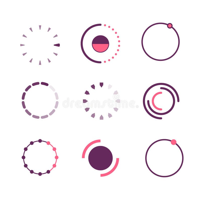 Web Loader Progress Interface Load Element Sign Upload Symbol Internet ...