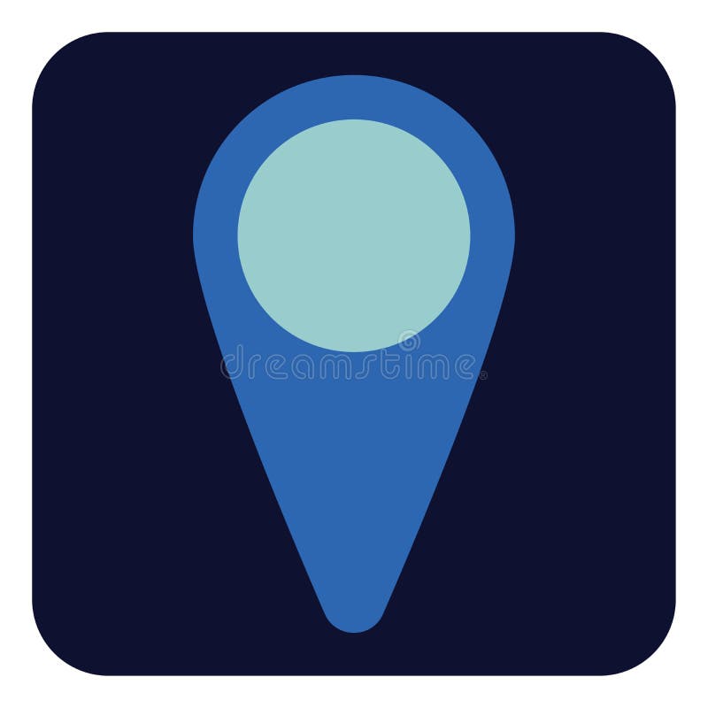 Web location, icon stock vector. Illustration of flat - 258924884
