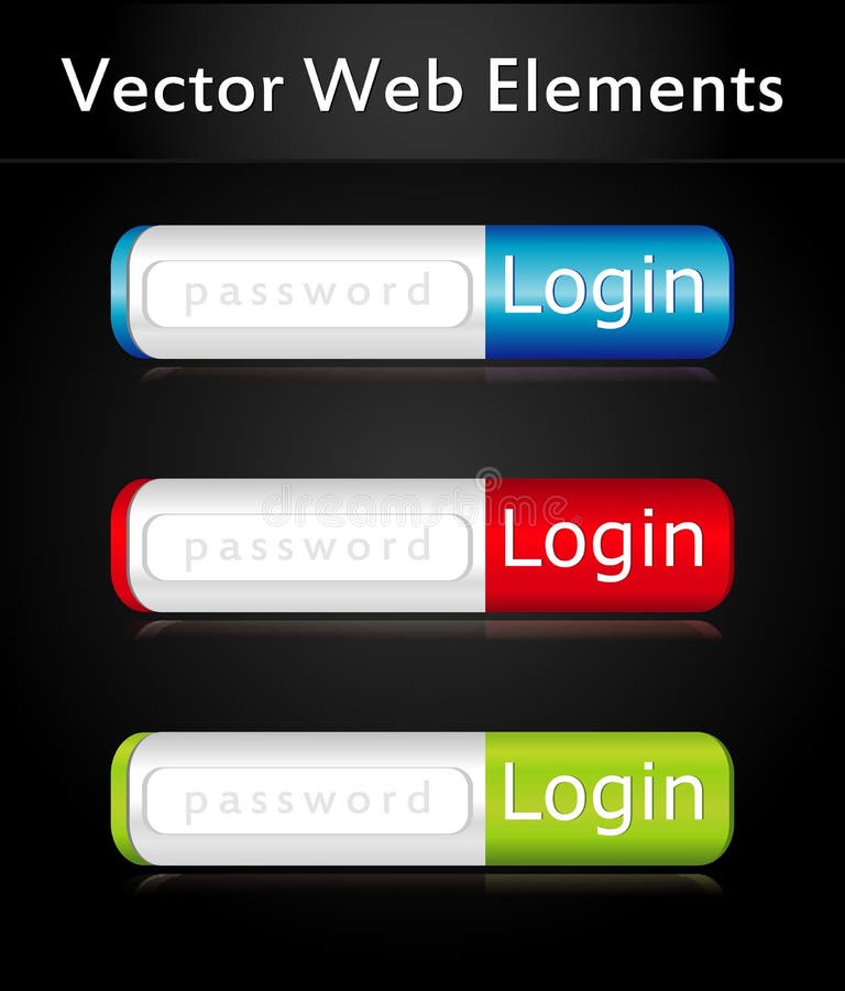 Web login icon, eps10 stock illustration. Illustration of frame - 23914508