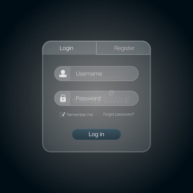 Login Frame Stock Illustrations – 5,352 Login Frame Stock Illustrations ...