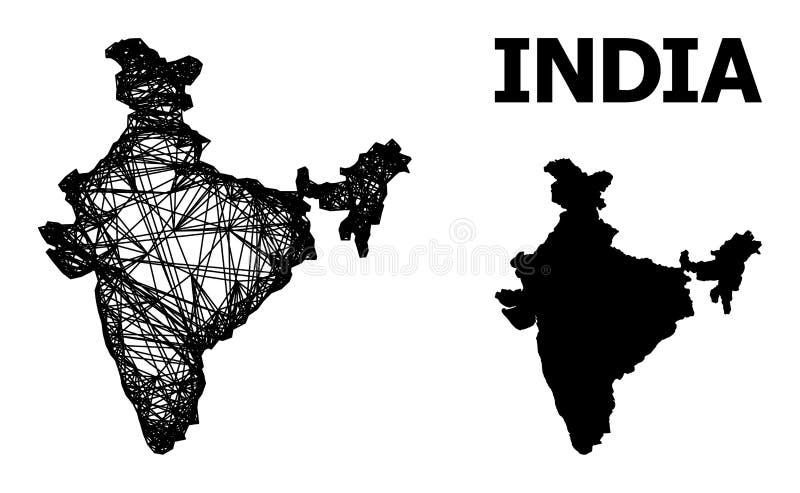 India Wireframe Stock Illustrations – 186 India Wireframe Stock ...