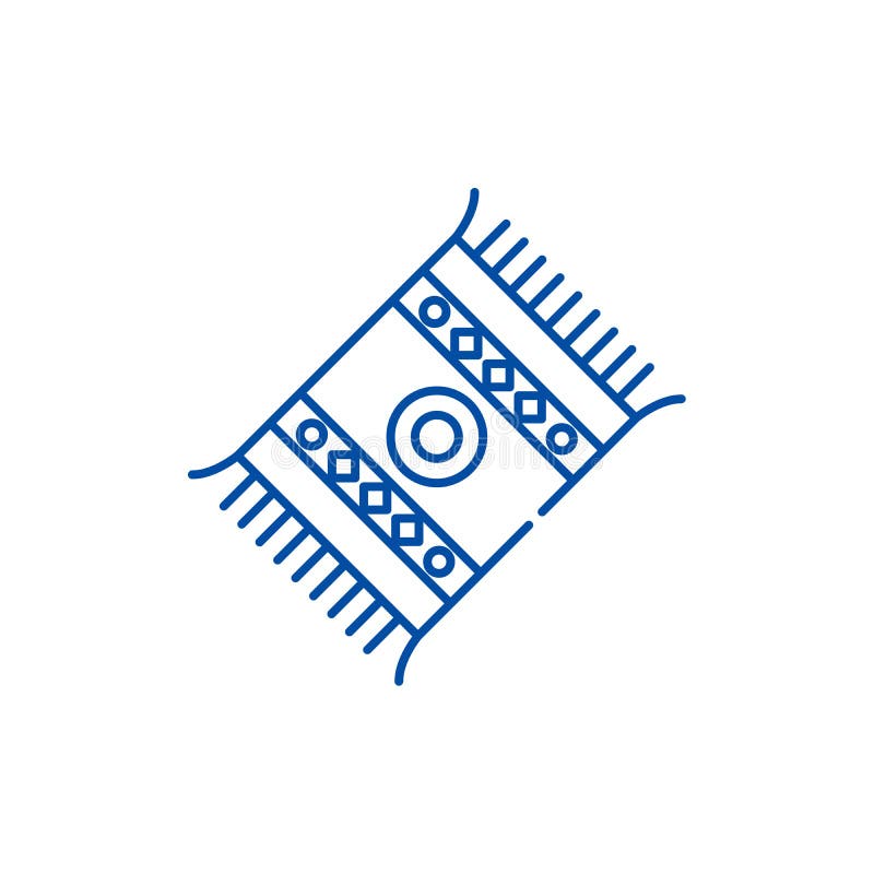 Mat Line Icon Concept. Mat Flat Vector Symbol, Sign, Outline ...