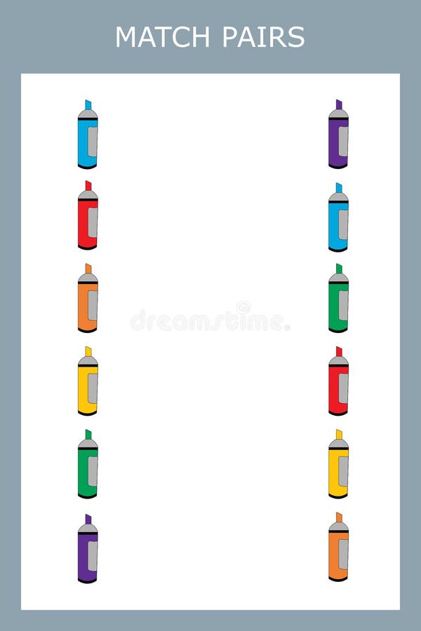 Educational Exercises for Preschool Children Stock Illustration ...