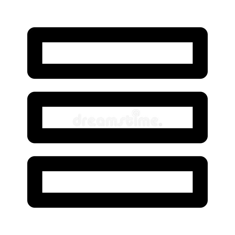 Web menu icon stock illustration. Illustration of design - 100800554