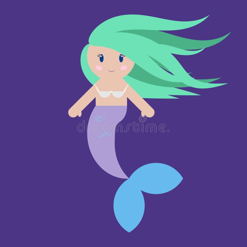 Web stock vector. Illustration of card, seamaid, flat - 110505432