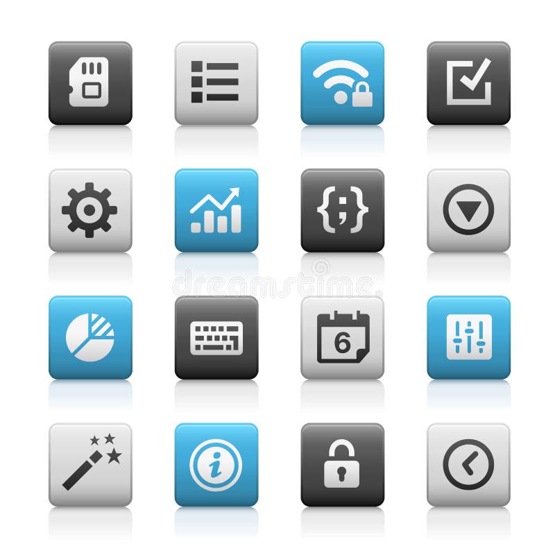 Web & Mobile Icons 7 // Classics Stock Vector - Illustration of artist ...