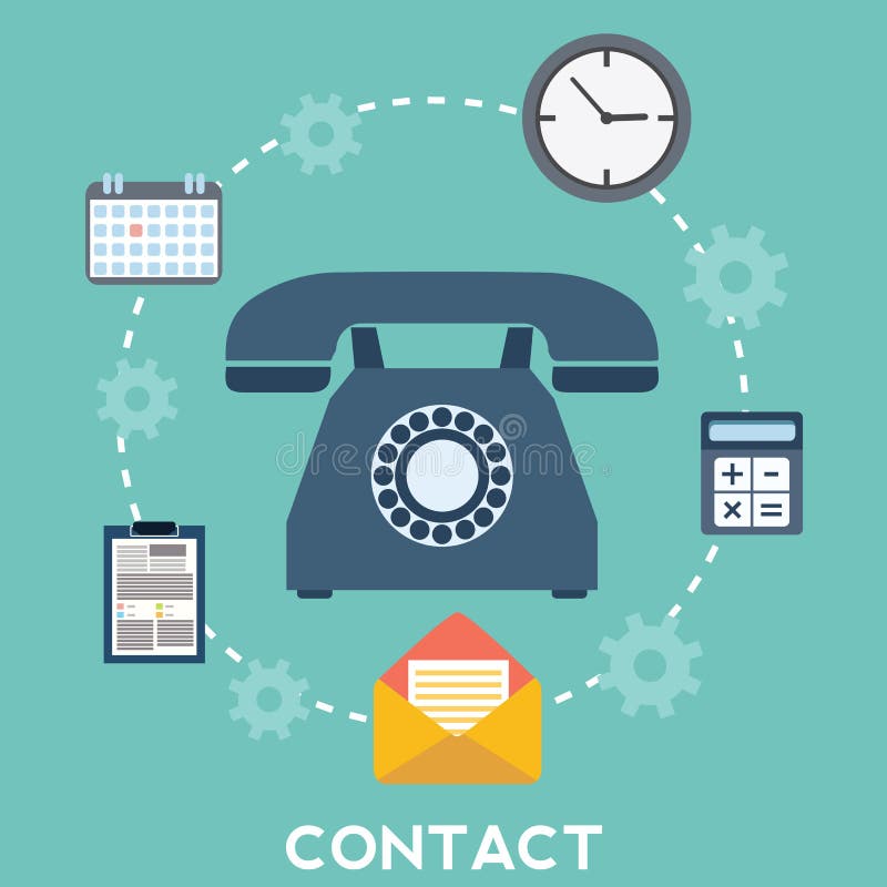 Web and Mobile Phone Services and Apps. Icons for Faq, Newsletter ...