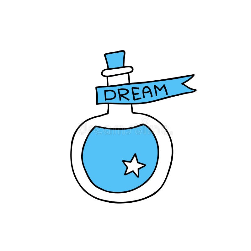 Magic bottle stock vector. Illustration of healing, graphic - 239055306