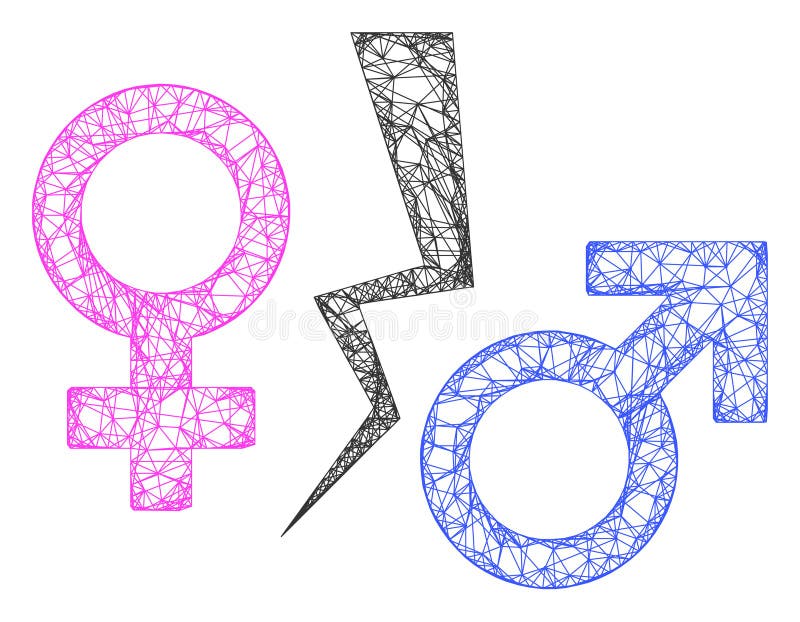 Web Net Divorce Symbol Vector Icon Stock Vector - Illustration of ...