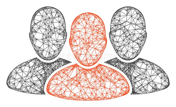 Mesh Web User Profiles Stock Illustrations – 82 Mesh Web User Profiles ...