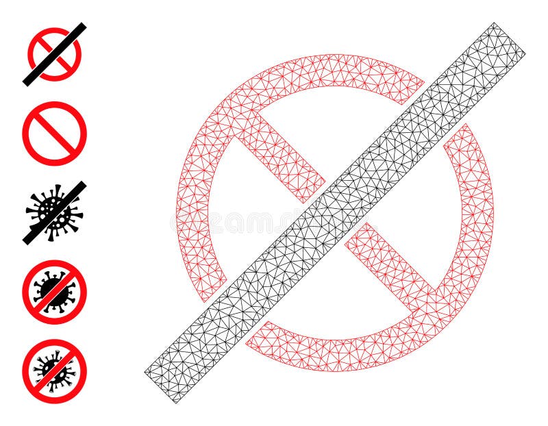 Web Network No Rules Icon with Simple Symbols Stock Vector ...