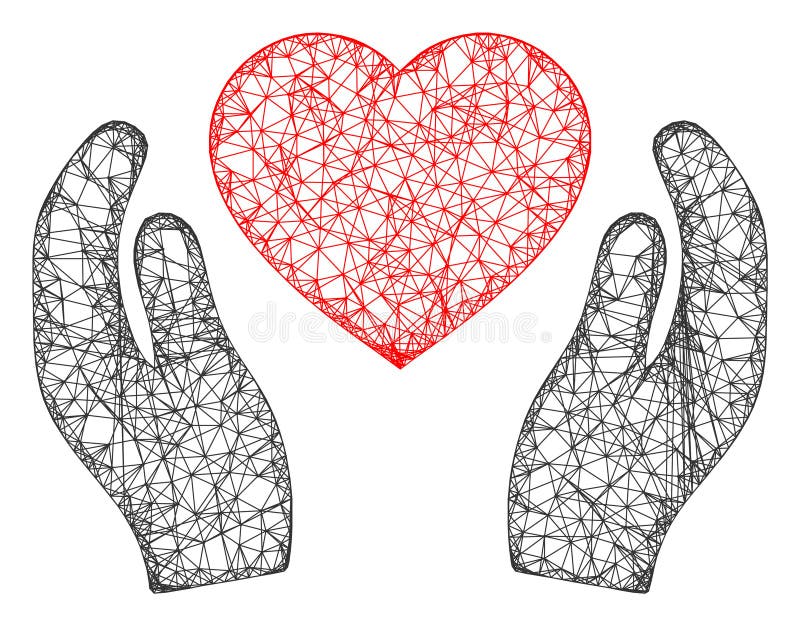 Web Network Romantic Heart Care Hands Vector Icon Stock Vector ... Web Network Romantic Heart Care Hands Vector Icon Stock Vector ...