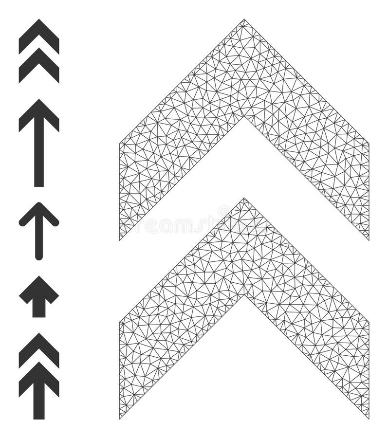Web Network Shift Up Icon with Simple Glyphs Stock Vector ...