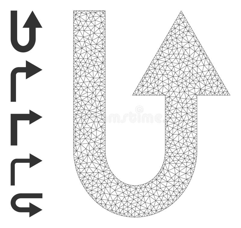 Web Network Turn Forward Icon with Simple Symbols Stock Vector ...