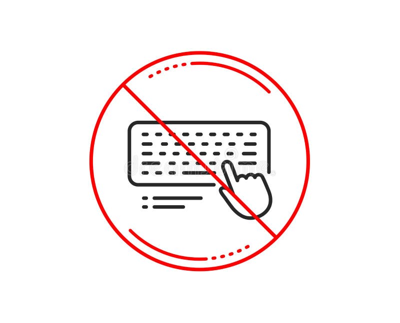 Web stock vector. Illustration of stroke, line, keyboard - 140973029