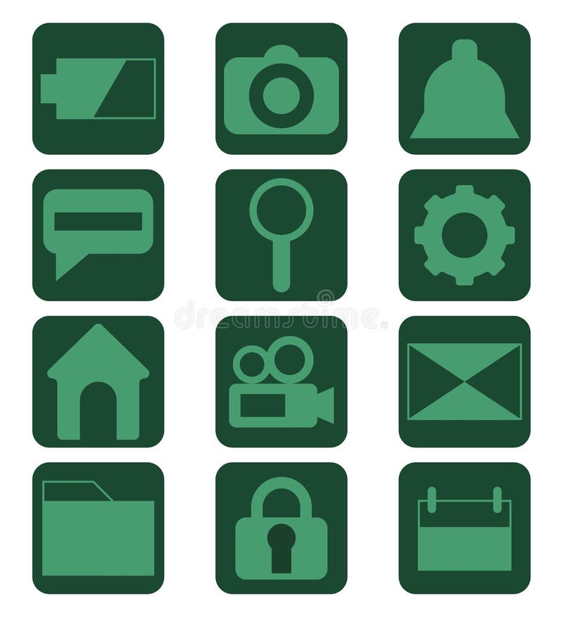 Web notifications, icon stock vector. Illustration of sign - 261065148