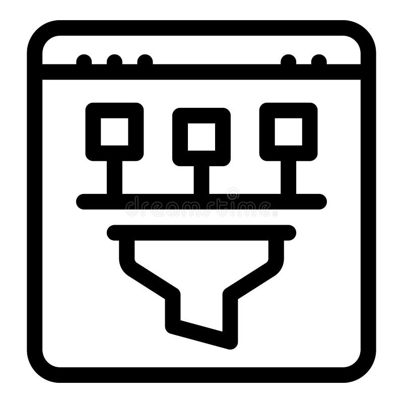 Work Funnel Icon Stock Illustrations – 1,025 Work Funnel Icon Stock ...