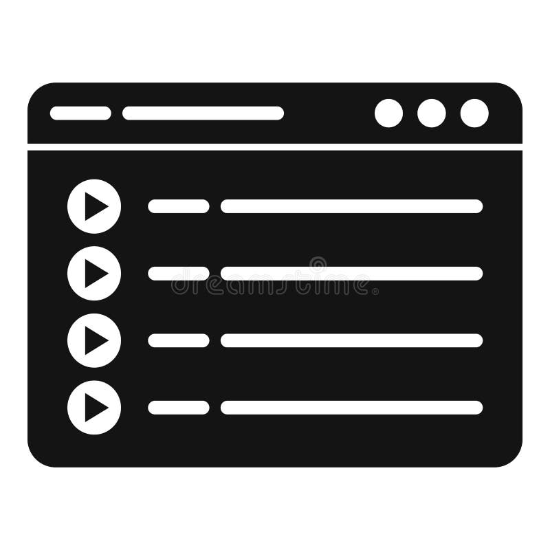 Playlist Interface Icon Simple Vector. Music Song List Stock Vector ... Playlist Interface Icon Simple Vector. Music Song List Stock Vector ...