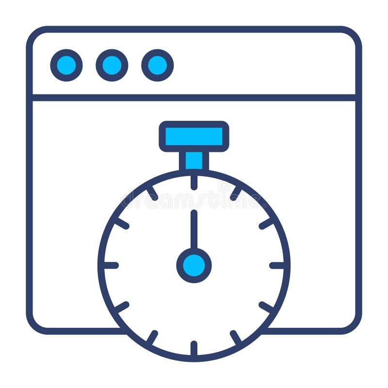 Web Optimization Icon Modern Illustration Stock Vector - Illustration ...