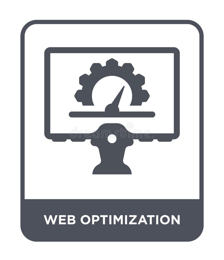 Web Optimization Icon in Trendy Design Style. Web Optimization Icon ...
