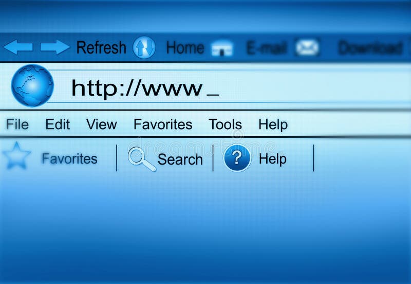 Web page stock illustration. Illustration of communication - 20282542