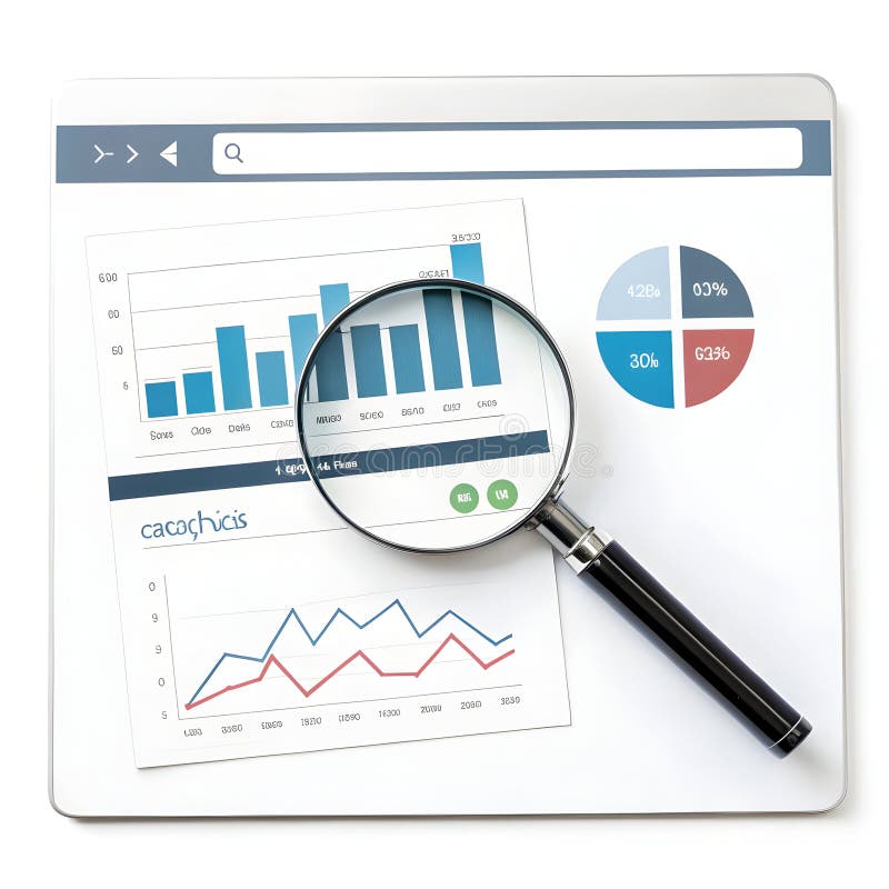 Web Page Analysis Optimization Icon Stock Illustration - Illustration ...