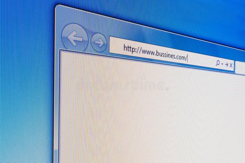 Web Page on Blue Background Editorial Photography - Image of browse ...