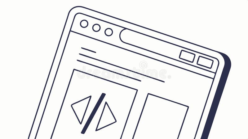 Web Page Code Vector Programming And Development Icon For Software