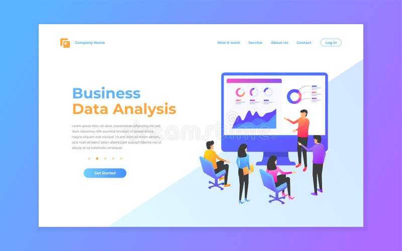 Web Page Design Templates for Data Analysis, Digital Marketing ...