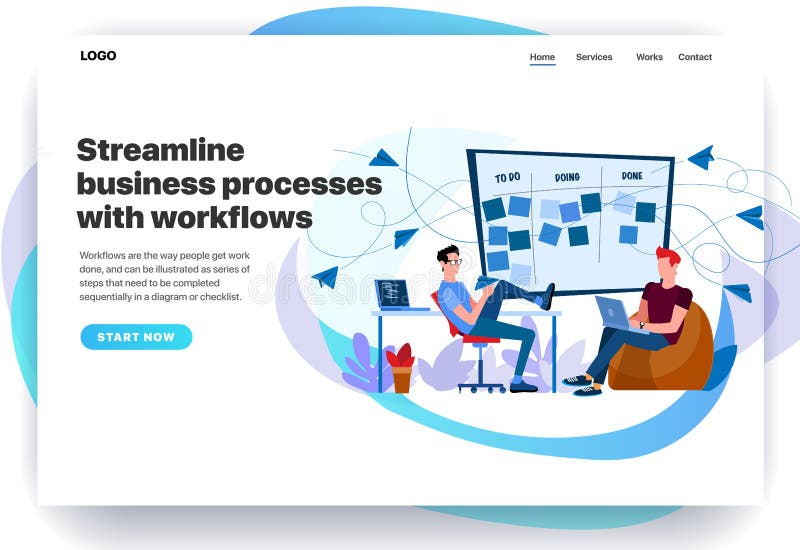 Web Page Design Templates for Streamline Business Processes with ...