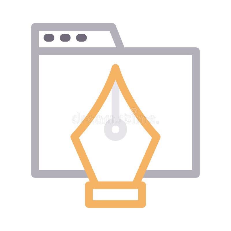 Web Page Glyph Flat Vector Icon Stock Vector - Illustration of browser ...