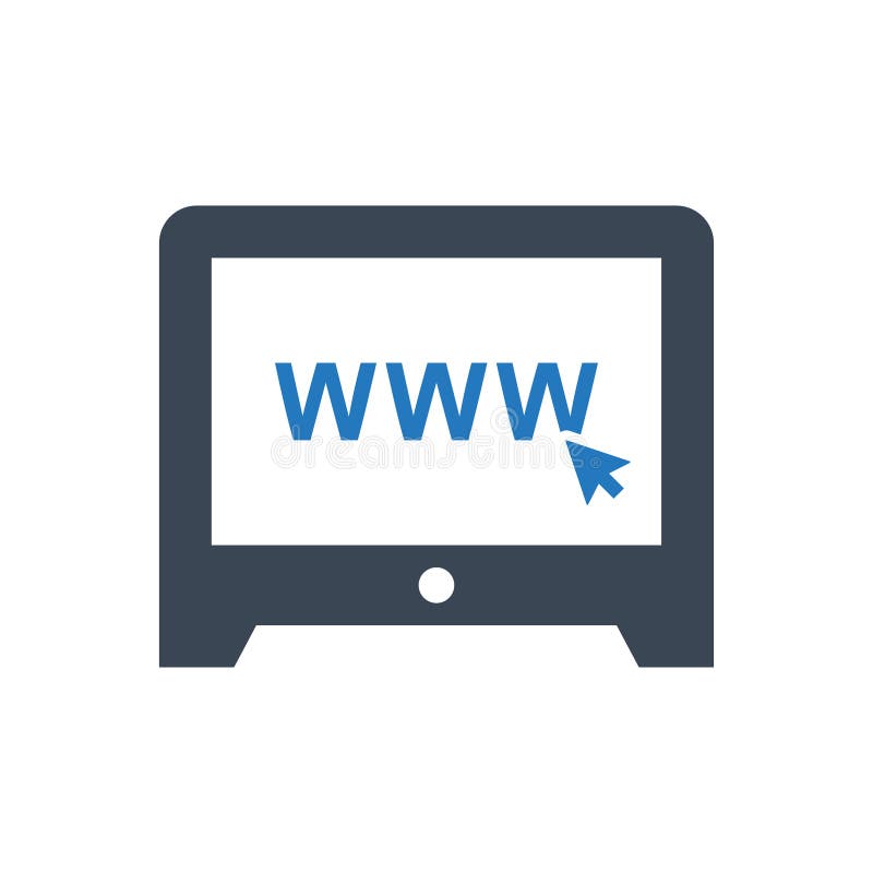 Web page icon stock vector. Illustration of monitor - 184250206
