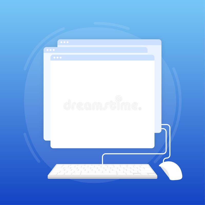 Web Dashboard Browser Mockup Stock Illustrations – 25 Web Dashboard ...