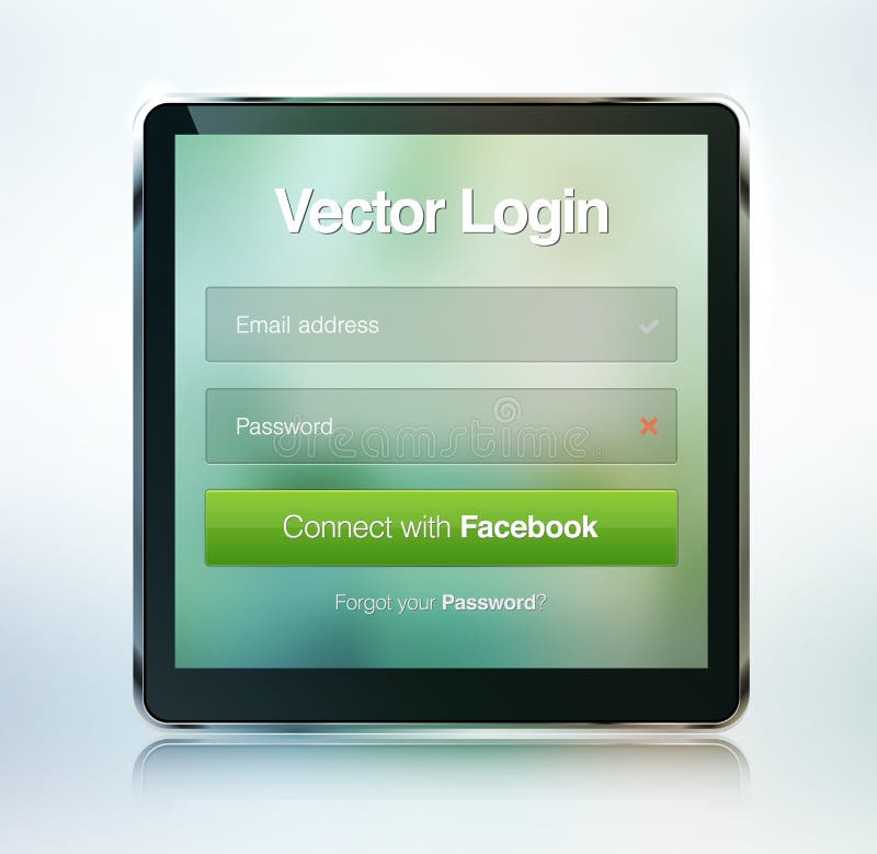 Login and password stock illustration. Illustration of protect - 31974834