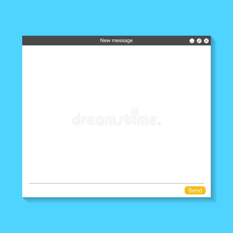 Email Blank Template Vector. E-Mail Marketing. Modern Template ...