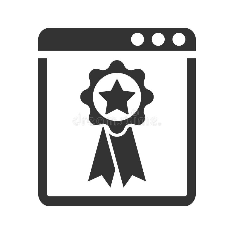 Web page quality icon stock vector. Illustration of page - 197565482