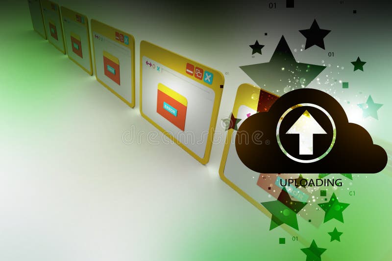 Web page showing error stock illustration. Illustration of caution ... Web page showing error stock illustration. Illustration of caution ...
