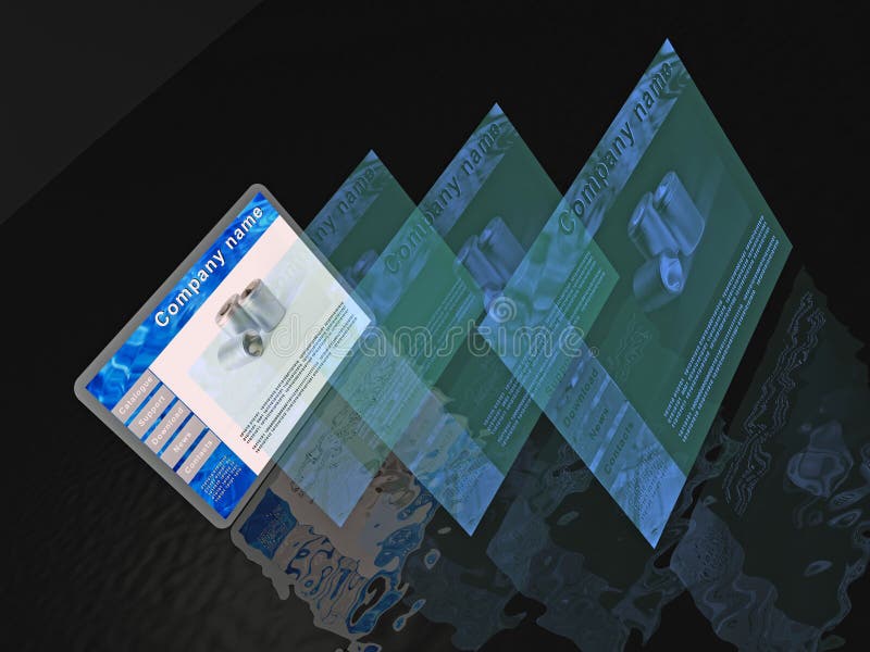 Web pages stock illustration. Illustration of information - 79323678