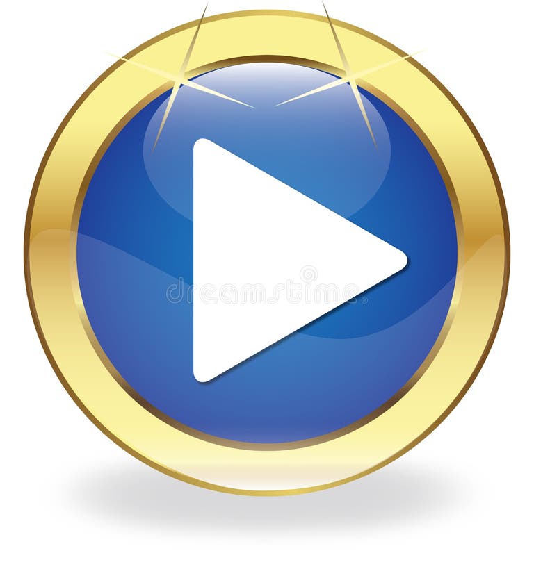 Blue Triangle Play Button Stock Illustrations – 1,329 Blue Triangle ...