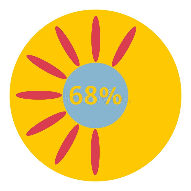 68 Percent stock illustration. Illustration of finance - 2466026