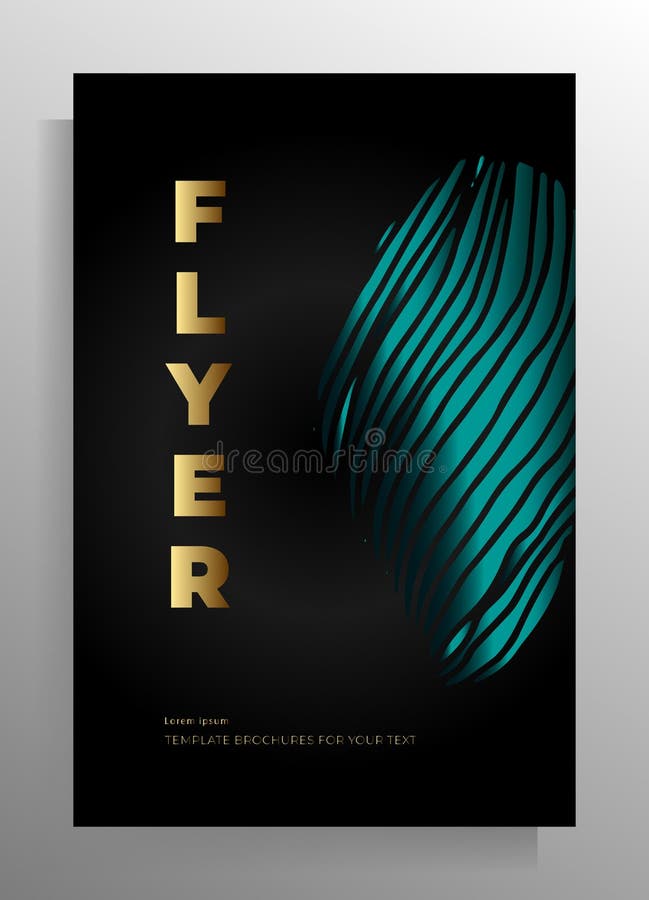 Print Cover Design Template. Stock Illustration - Illustration of cover ...