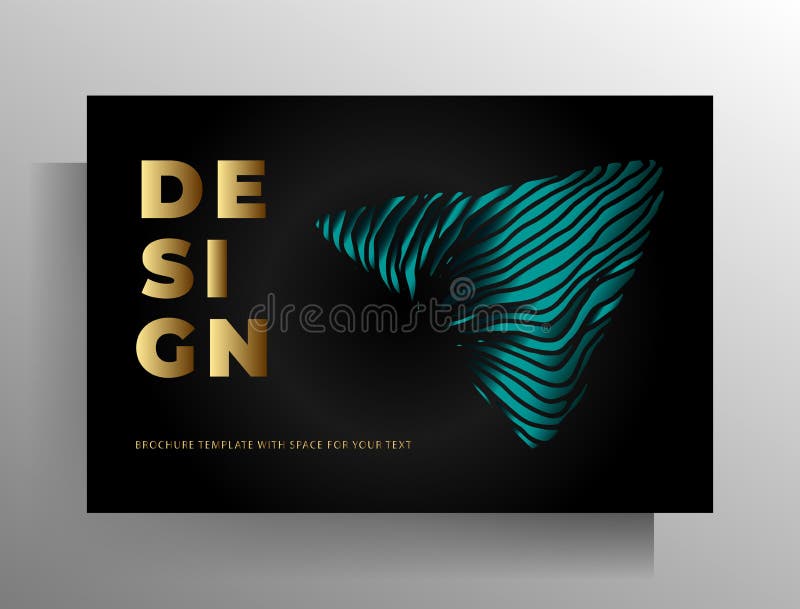 Print Cover Design Template. Stock Illustration - Illustration of flyer ...