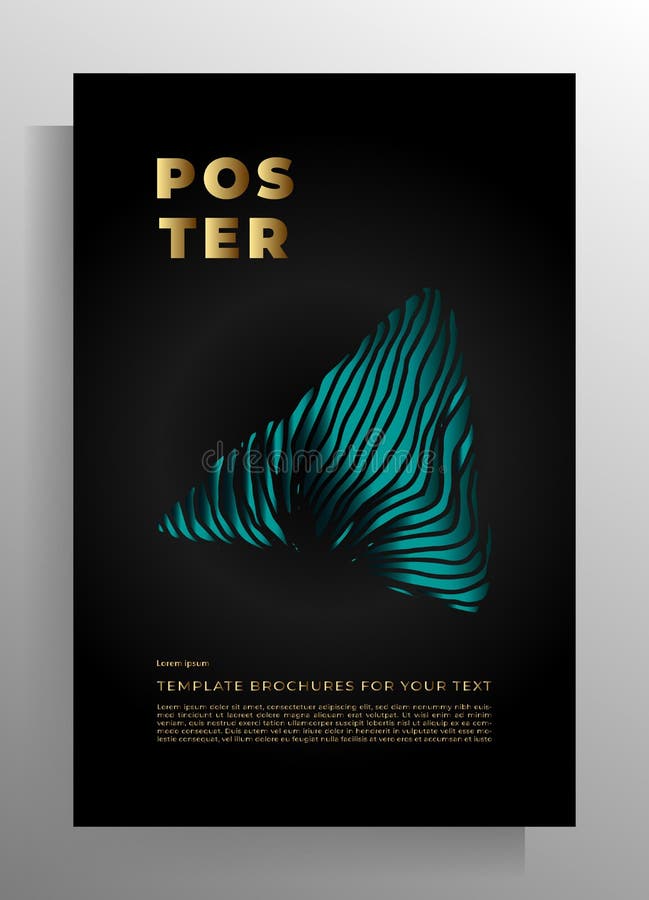 Print Cover Design Template. Stock Illustration - Illustration of flyer ...