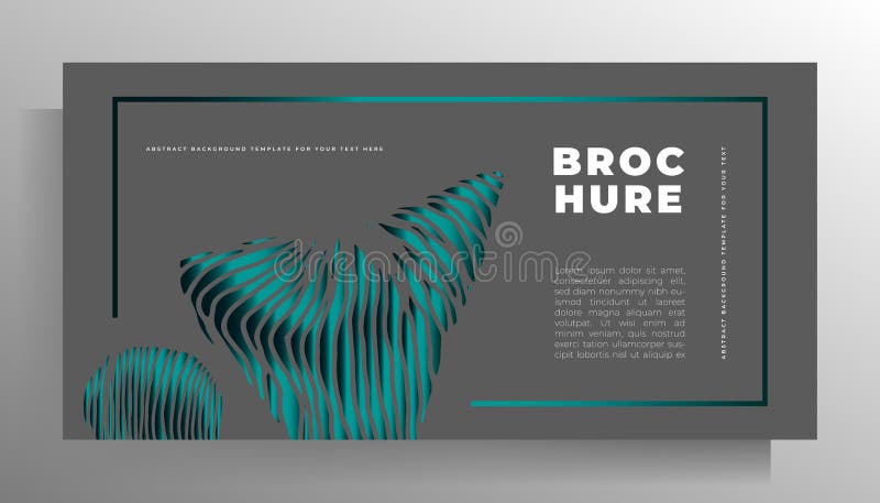 Print Cover Design Template. Stock Illustration - Illustration of line ...