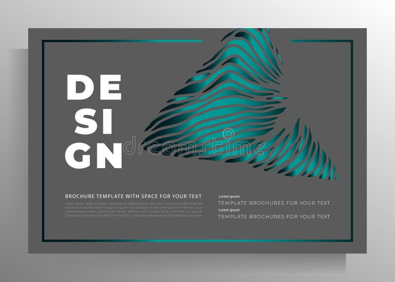 Print Cover Design Template. Stock Illustration - Illustration of album ...