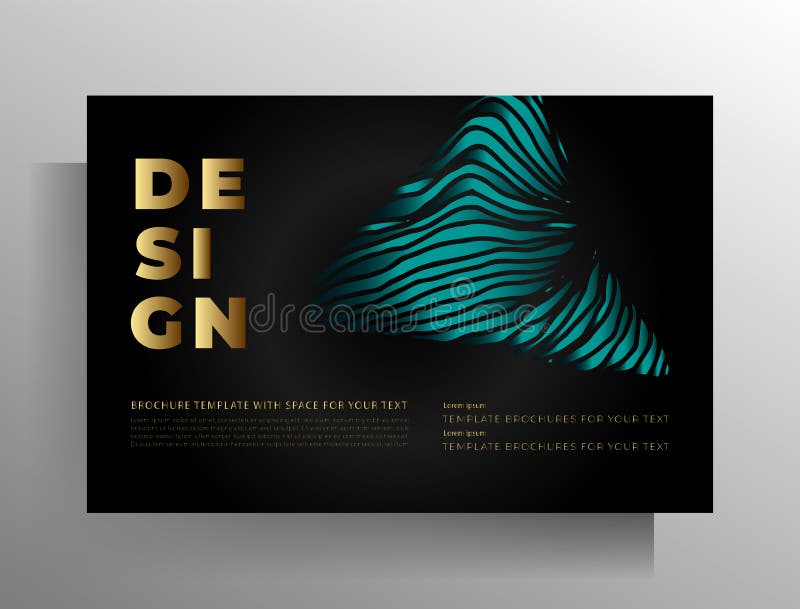 Print Cover Design. a Set of Templates Stock Illustration ...