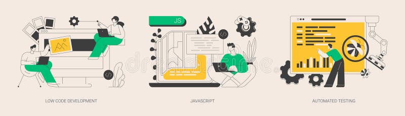 JavaScript Abstract Concept Vector Illustration. Stock Vector ...