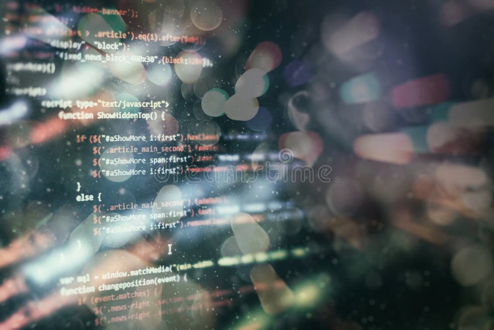 Web Programming Functions on Laptop on Laptop. it Business. Python Code ...