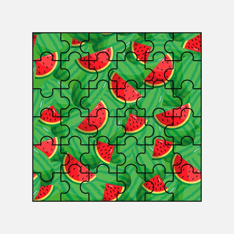 Puzzle grid template stock illustration. Illustration of graphic ...